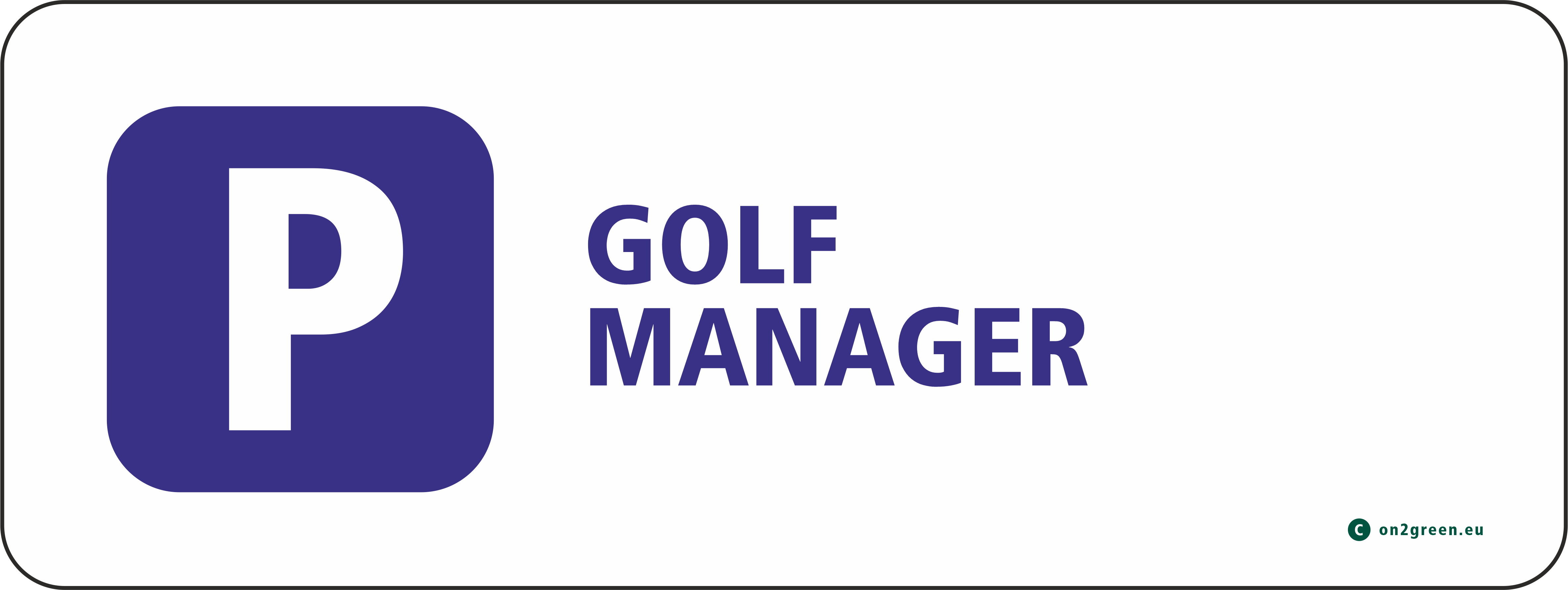 P-skylt för vägg – GolfbaneProdukter ApS